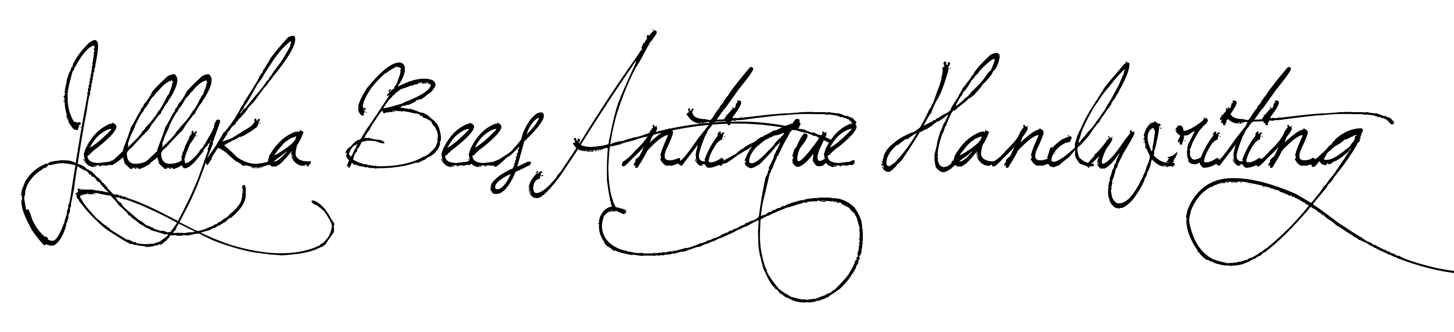 Urban | Jellyka BeesAntique Handwriting Font
