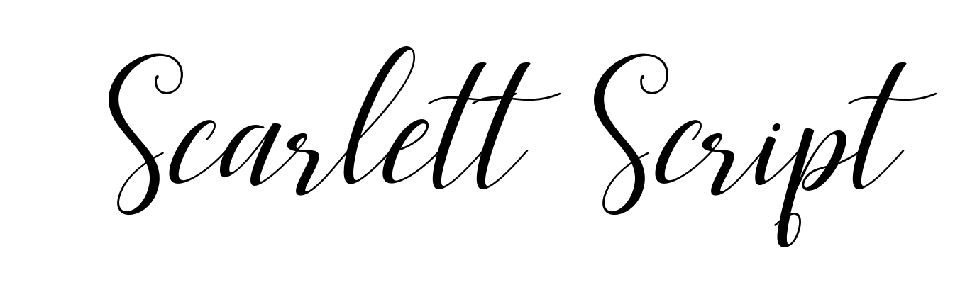 Urban | Scarlett Script Font