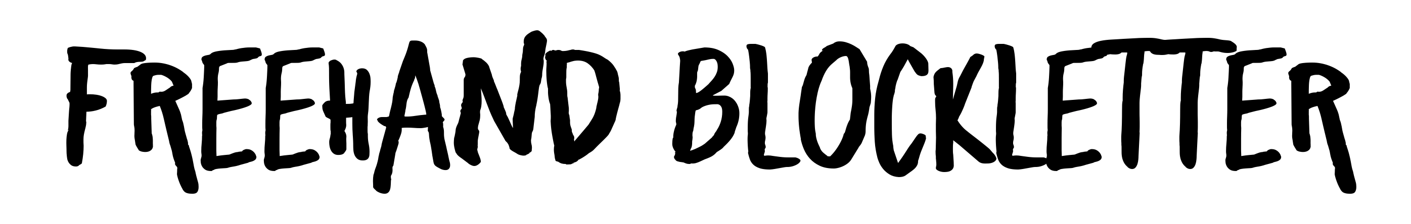 Urban | Freehand Blockletter Font